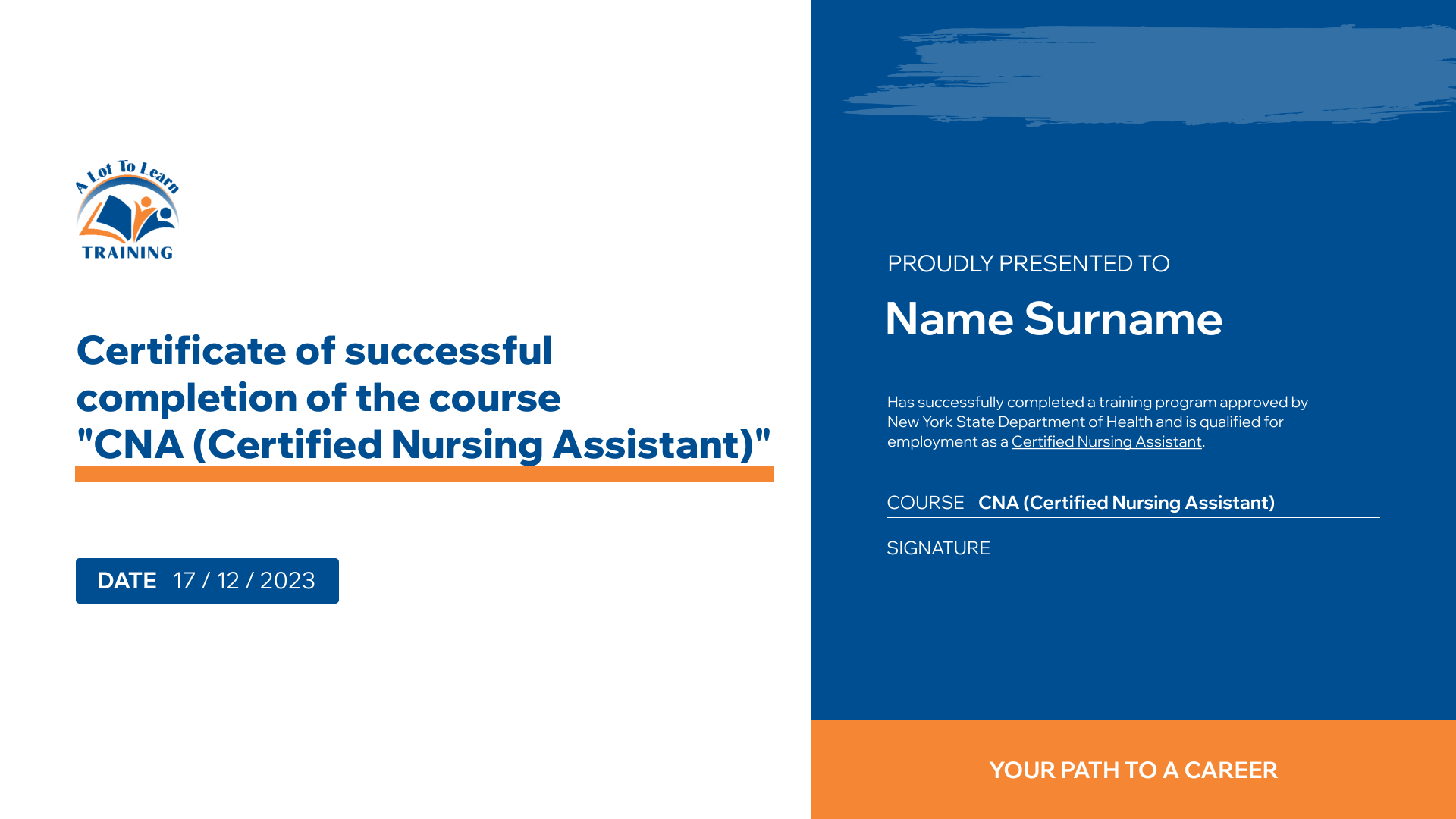 Certified Nursing Assistant training – CNA certification | School A Lot ...